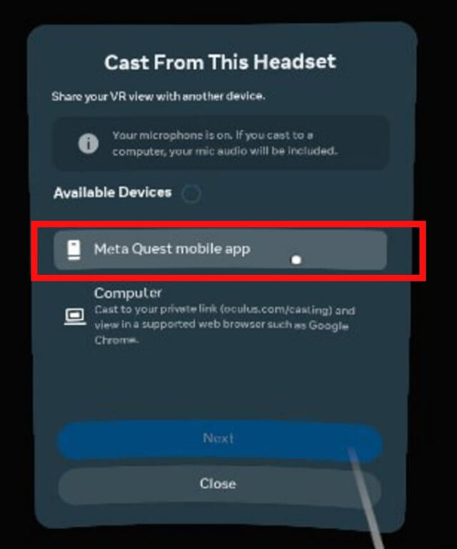 How to Cast Oculus Quest or Quest 2 to Roku TV
