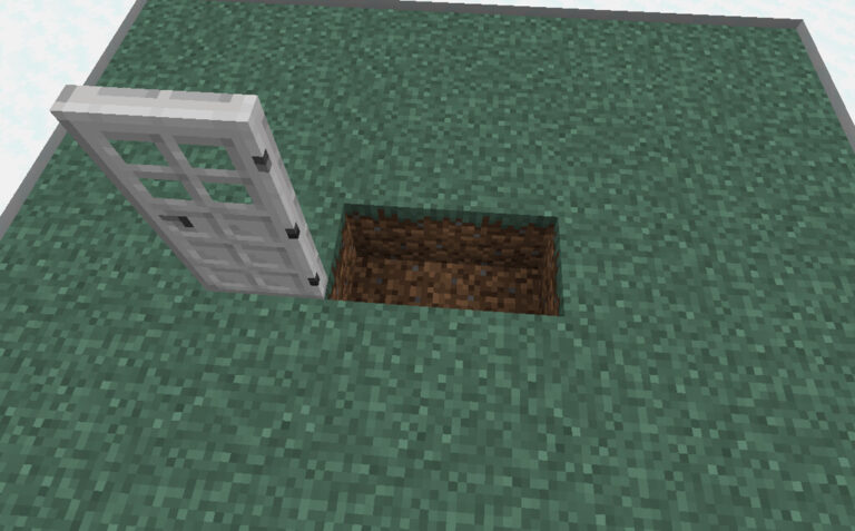 How to Make a Redstone Door in Minecraft