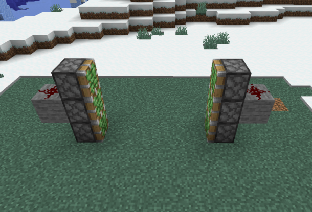 How to Make a Redstone Door in Minecraft