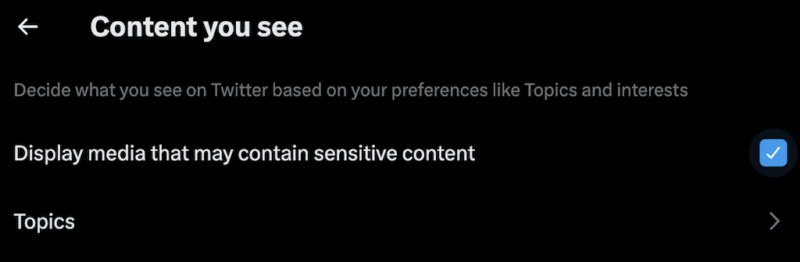 How To See or Block Sensitive Content on Twitter