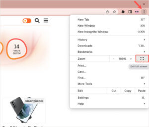 How to Enter and Exit Full Screen in Google Chrome