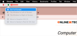 How to Enter and Exit Full Screen in Google Chrome