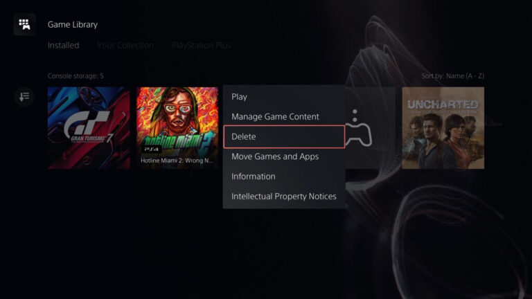 5 Ways to Uninstall Games on the PS5