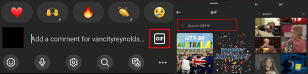How to Comment GIFs on Instagram Posts