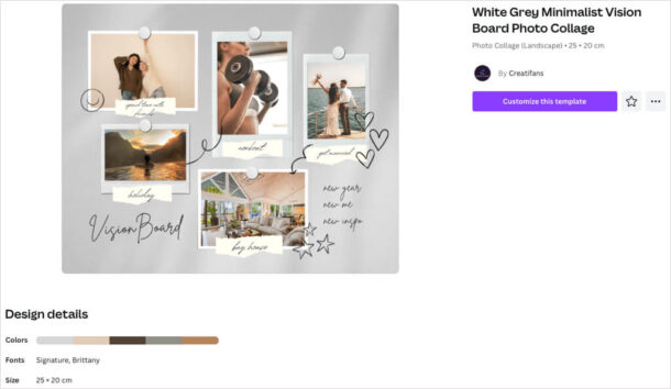 How to Make a Vision Board on Canva