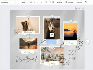 How to Make a Vision Board on Canva