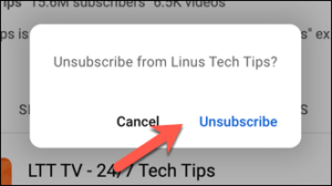 How to Unsubscribe From a YouTube Channel
