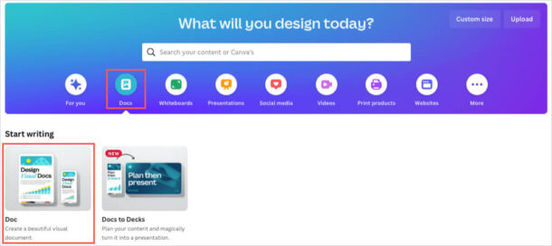 How to Use Canva Docs to Create Documents Online