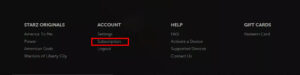 How to Cancel Your STARZ Subscription