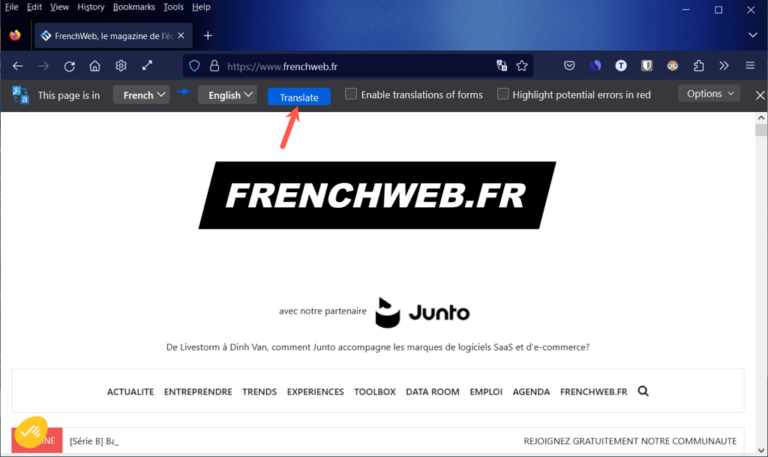 How to Translate a Web Page in Most Any Browser