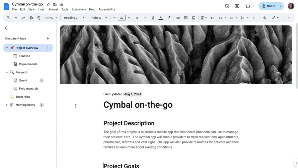 “Document Tabs” in Google Docs Will Help You Better Organize Information